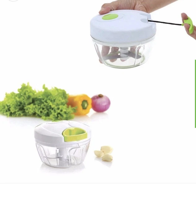 SMALL PLASTIC HAND Vegetable Chopper with Pull String 400ml £6.96 ...