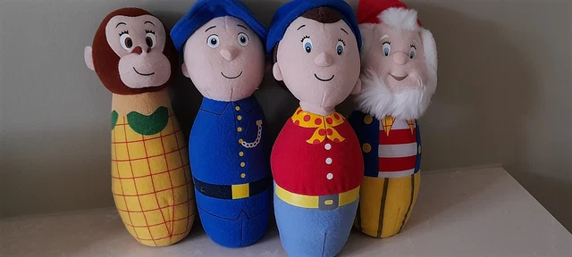 VINTAGE NODDY SKITTLES x 4 Plush Soft Toy Game No Ball £4.99 - PicClick UK