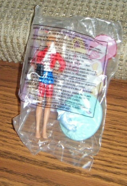1994 LIFEGUARD BARBIE McDonald's Happy Meal Fast Food Toy Doll MIP #6 ...