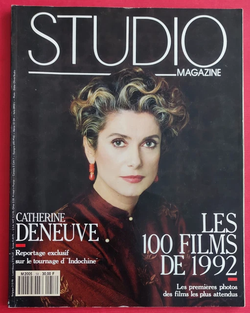 MAGAZINE STUDIO N°58 1992 DENEUVE Indochine Les 100 films 1992 JFK Voir Sommaire EUR 4,00 ...