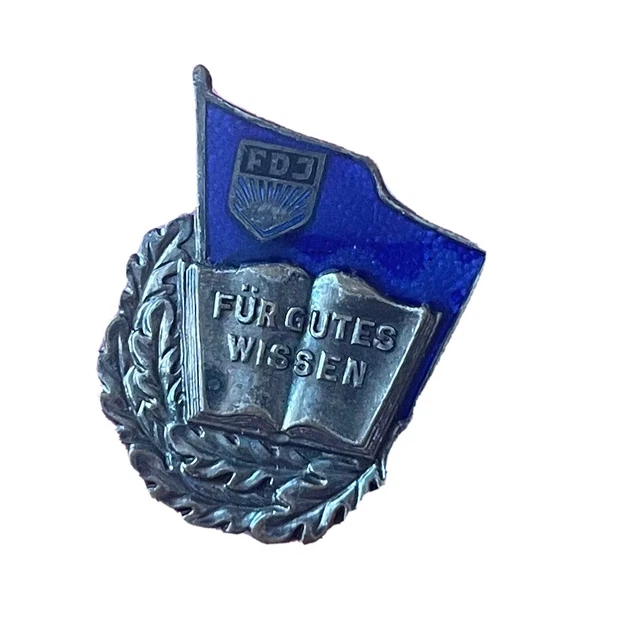 RARE NUMBERED EARLY 1950’s East German DDR GDR FDJ Silver & Enamel ...