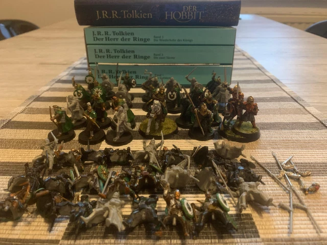 HERR DER RINGE GW Tabletop - Krieger + Reiter von Rohan u.a mit Eomer ...