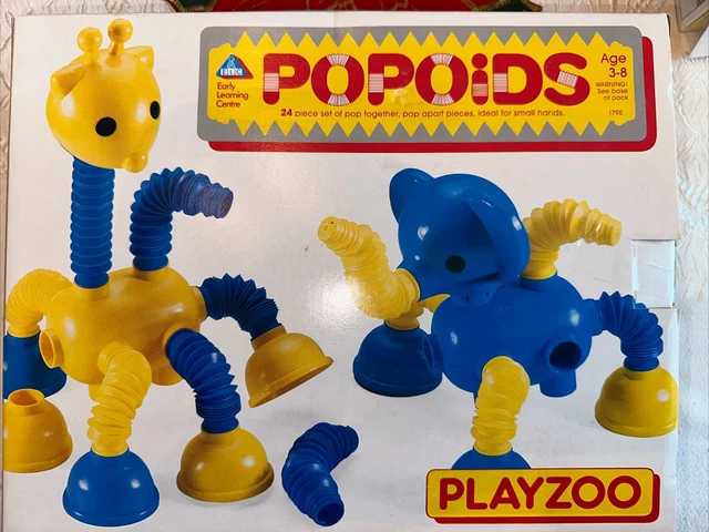 POPOIDS PLAYMATES - 1980's - bendable plastic figures. ELC - Playzoo £ ...