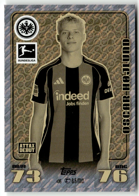 TOPPS MATCH ATTAX Bundesliga 2025-26 No. 435 Oscar Hojlund Debut Icon ...