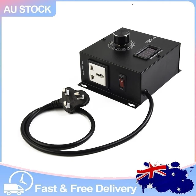 10000W VOLTAGE-REGULATOR SCR Electronic Temperature Motor FAN Speed ...