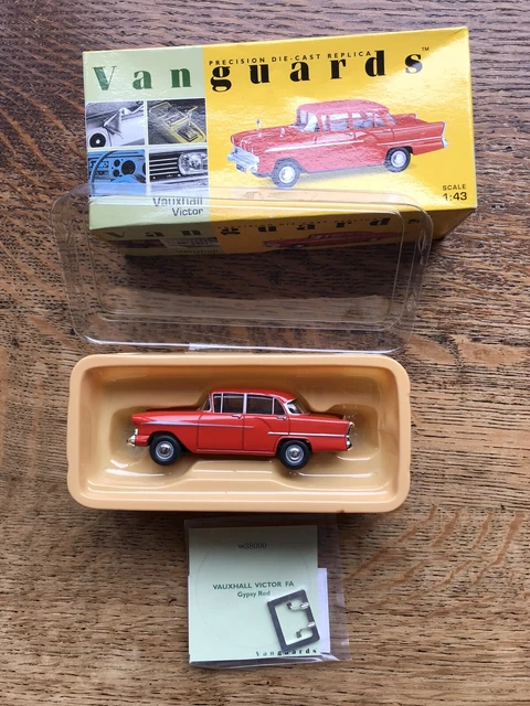 VANGUARDS 1/43 - Vauxhall Victor Gypsy Red VA38000 Diecast Scale Model ...