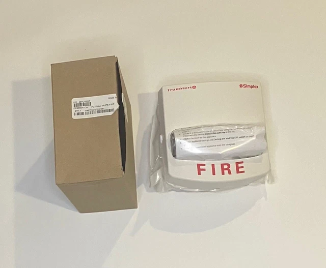 SIMPLEX 49VO-WWF VO TrueAlert Wall White Fire Addressable Strobe, New ...