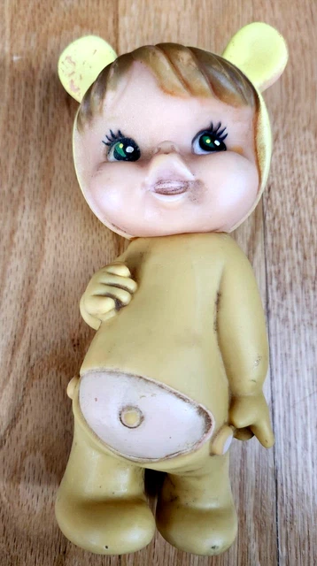 5 X VINTAGE Rubber Baby Boy Squeak Doll Toy Made In Taiwan-Japan-Hong ...