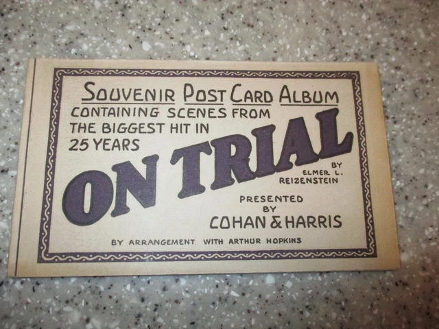 CARTOLINA ALBUM 6 Scene " Su Prova " Giocare Da George M Cohan & Harris ...
