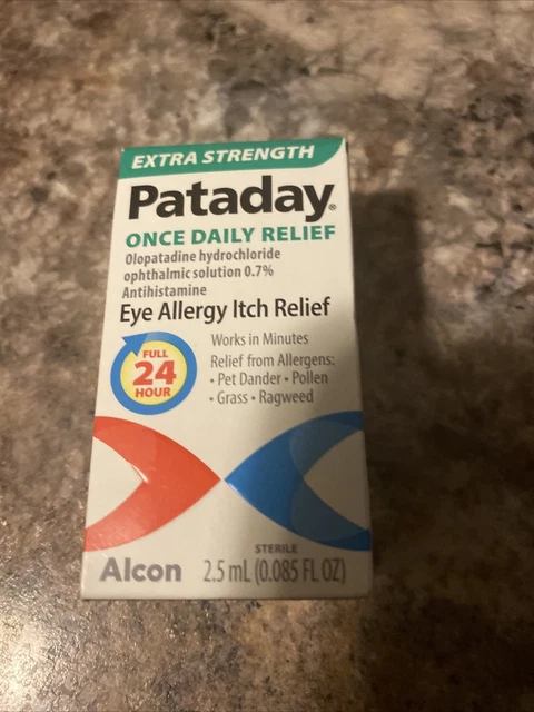 ALCON PATADAY EXTRA Strength Once Daily Relief - Eye Drops - 0.085 Oz ...