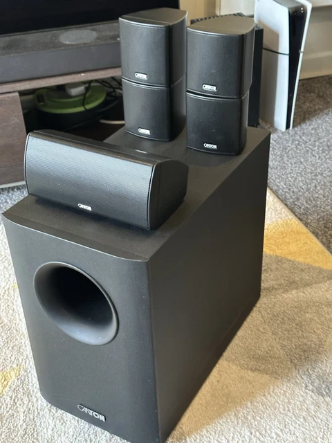 CANTON M230 SUBWOOFER with Crossover and Volume Control with satellites ...