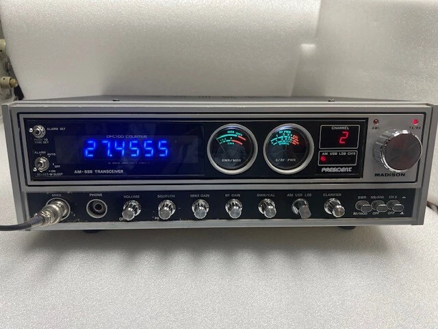 PRESIDENT MADISON W/ Custom Built-in Digital Frequency Counter AM/SSB ...