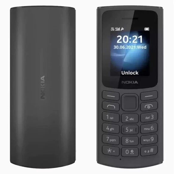 NOKIA 105 4G (New 2023 Model) - 1.8" IPS Display - Dual Sim - Unlocked ...