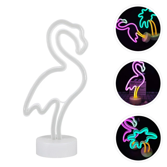 NEON SIGN KEY Animals Flamingo Night Light for -friendly Baby £21.99 ...