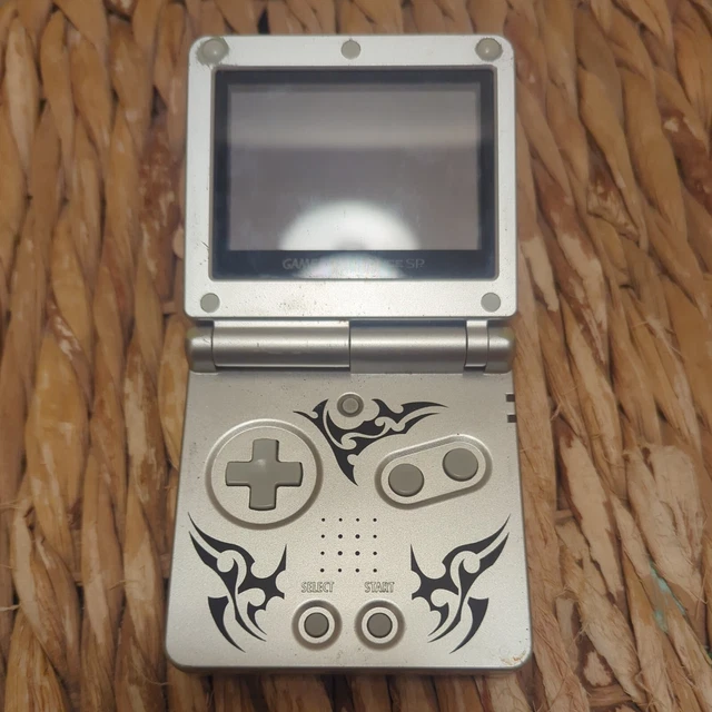 GAME BOY ADVANCE SP Tribal Limited Edition - Silver £20.00 - PicClick UK