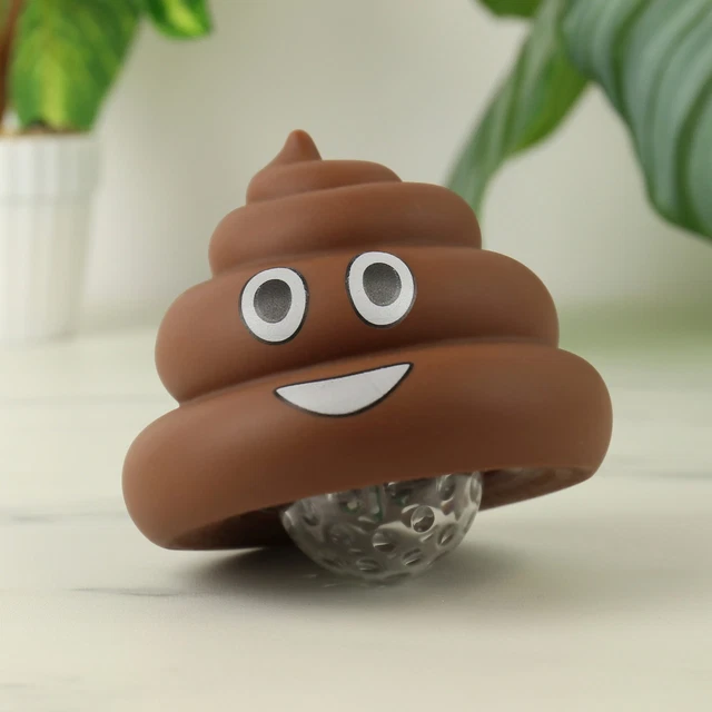 🛁 PARTY POOPER Disco Party Bath Light 💩 Floating LED Poop Fart Turd Gag ...