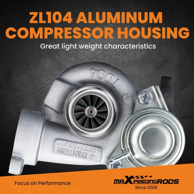 TD04 TURBO CHARGER for Mitsubishi GT3000 3.0L V6 49177-02410 Left Side ...