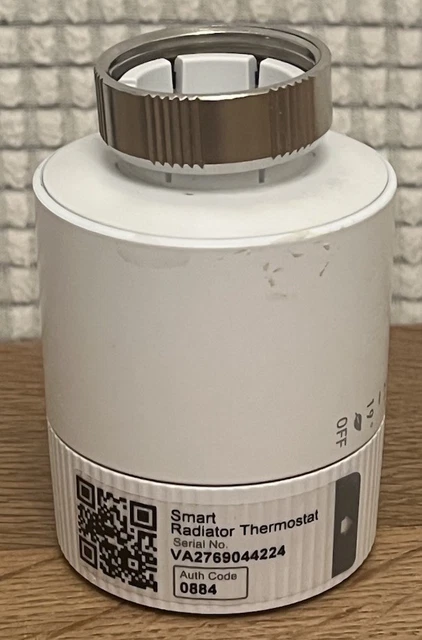 TADO SMART RADIATOR Thermostat Single TRV Valve Basic White £39.95 ...