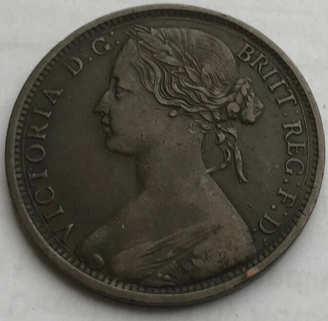 1862 PENNY - Moneta di bronzo britannico Victoria - Molto bello EUR 57 ...
