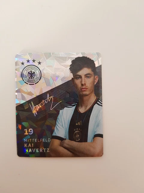 REWE DFB WM 2022 Nummer 19 Havertz Glitzerkarte EUR 1,00 - PicClick DE