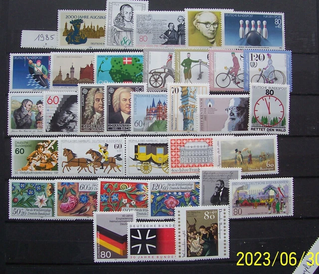 TIMBRES ALLEMAGNE BUNDESPOST année 1985 neuf** complet EUR 4,70 ...