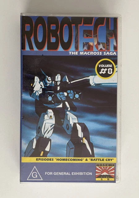 ROBOTECH - THE Macross Saga Volume 8 [VHS] Kiseki Video Tape Anime ...