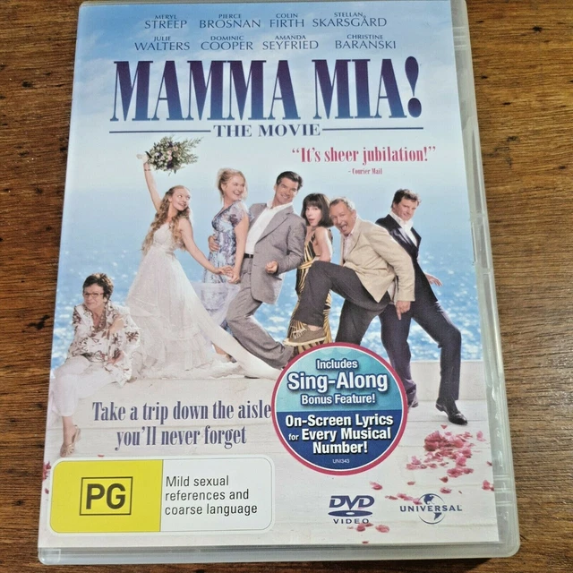MAMMA MIA DVD R4 Pierce Brosnan, Colin Firth, Meryl Streep Comedy $9.95 ...