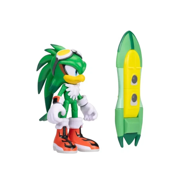 JAKKS PACIFIC SONIC The Hedgehog JET THE HAWK 4” Action Figure w/ Type ...