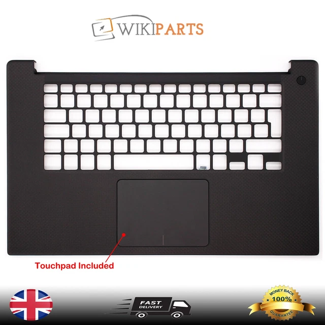 ORIGINAL GENUINE DELL Xps 15 9550 Palmrest Cover Touchpad Trackpad ...