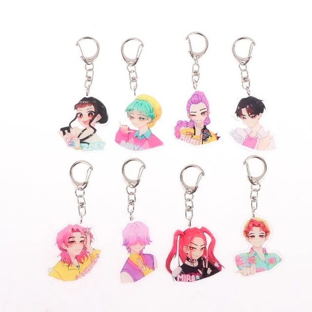 KPOP DEMON HUNTERS Huntrix Saja Boys Keychains For Accessories Jewelry Rumi Z!y! EUR 2,47 ...