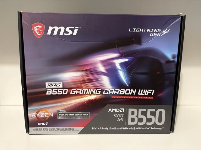 MSI MPG B550 Gaming Carbon WiFi DDR4 Motherboard £104.70 - PicClick UK