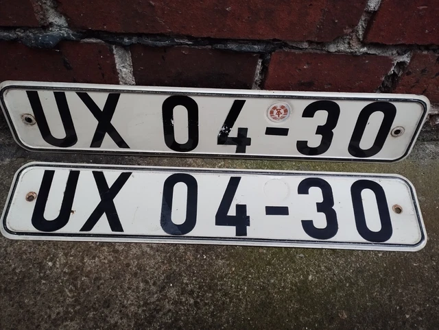 ALTES DDR NUMMERNSCHILD Kennzeichen KFZ Schild Autokennzeichen Leipzig ...