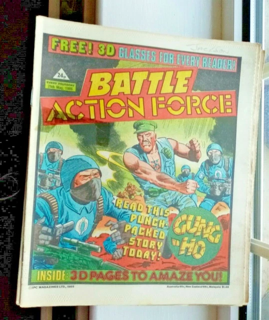 &BATTLE ACTION FORCE "Comic Classic Vintage Uk Comic £3.95 - PicClick UK