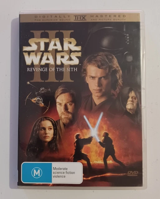 STAR WARS EPISODE III 3 Revenge of the Sith DVD GC Region 4 Free ...