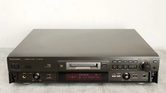 TECHNICS SJ-MD100 MINIDISC Player / Recorder Deck HiFi Separate Read ...