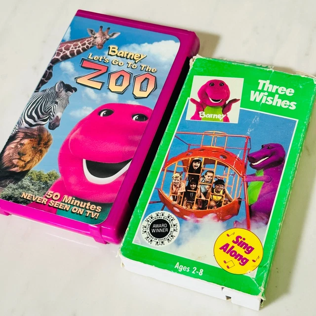LOT DE 2 classiques de la télévision pour enfants Barney VHS - Trois ...