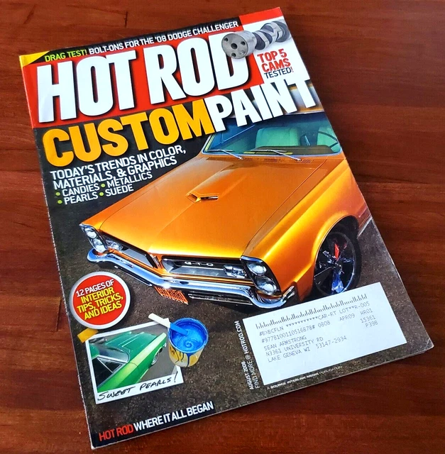 HOT ROD: CUSTOM Paint Today's Trends In Color, Materials Aug 2008 ...