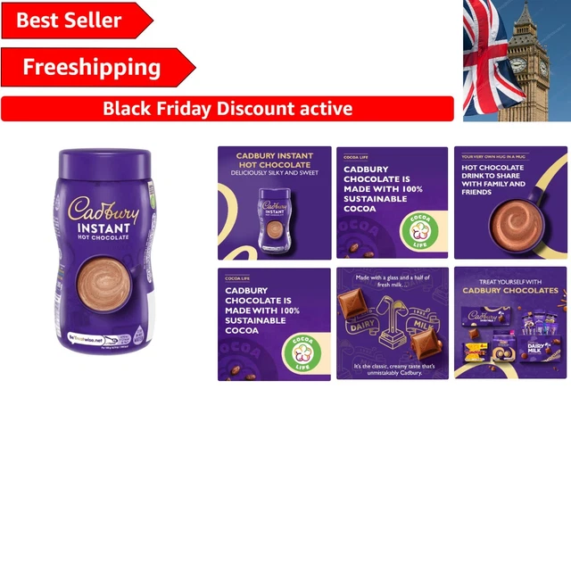 INDULGENT INSTANT HOT Chocolate Mix in Convenient Jar – 300g (11 ...