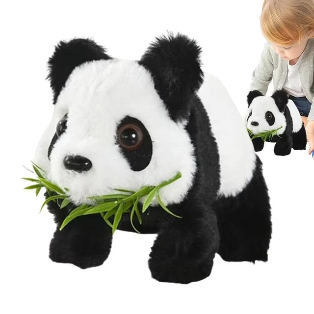 BAMBOO LEAF ELECTRIC Panda Toy Can Walk and Nod Electric Panda for Kid ...