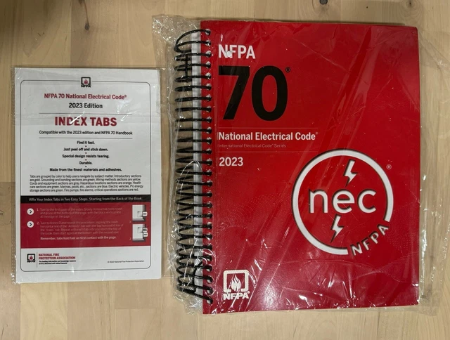 HARD COVER NFPA 70, National Electrical Code Handbook, 2023 Edition ...