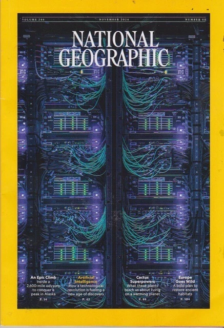 NATIONAL GEOGRAPHIC-NOV 2024-ARTIFICIAL INTELLIGENCE. £12.50 - PicClick UK