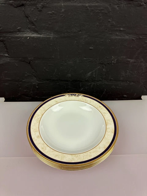 WEDGWOOD CORNUCOPIA RIMMED Soup / Pasta Bowls 8" Wide Set of 4 £79.99 ...