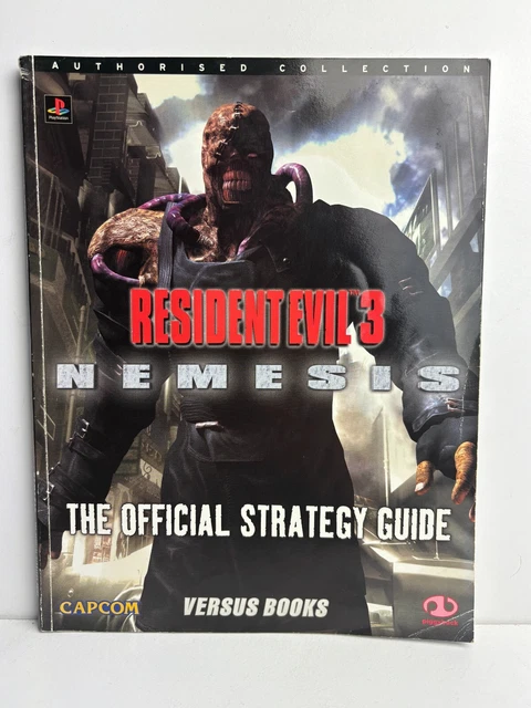 PLAYSTATION RESIDENT EVIL 3 Nemesis The official strategy guide Capom inc poster £34.99 ...
