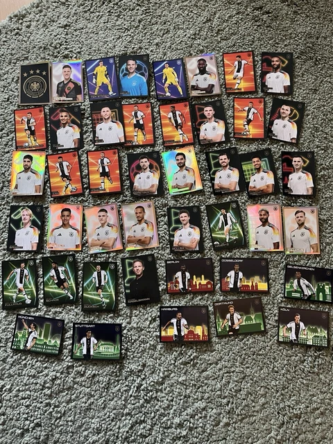 FERRERO DFB TEAM Sticker Sammelspass EM 2024 Panini - 44 Sticker EUR 18 ...