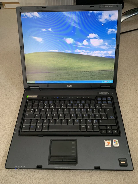 HP COMPAQ NX6325 AMD 1.6Ghz 512Mb 60Gb Laptop Windows XP Retro Gaming ...