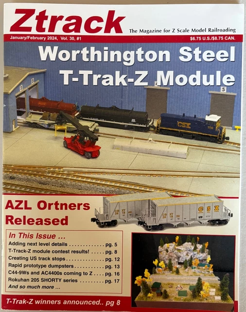 ZTRACK MAGAZINE JANUARY/FEBRUARY 2024 Volume 30 #1 $5.95 - PicClick