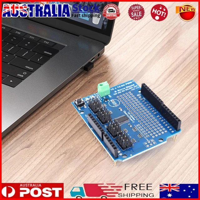 16-CHANNEL 12-BIT PWM Servo Driver Shield I2C Interface Convenient for Arduino $16.17 - PicClick AU