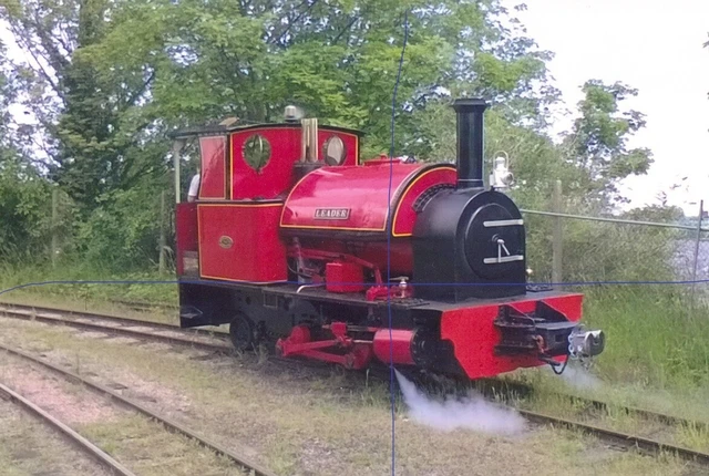 STEAM TRAIN PICTURE Leader Tank Engine Locomotive Photo Narrow Gauge ...