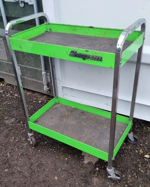 SNAP ON TROLLEY Green Snapon Tool Cart Mechanic Roller Storage £181.55 ...