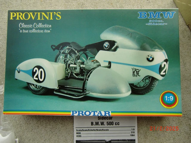 MODELLBAUSATZ PROTAR BMW 500 cc Sidecar, neu EUR 100,00 - PicClick DE